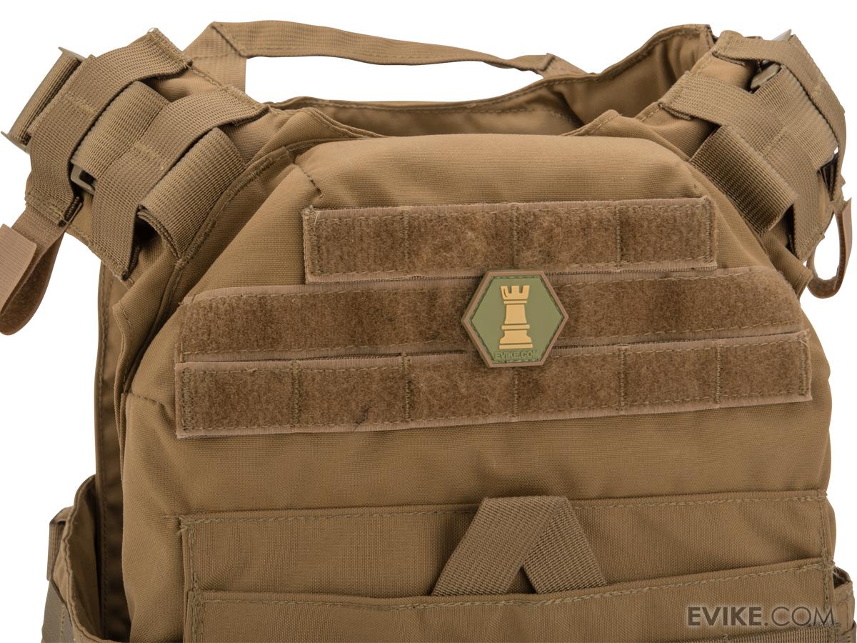 "Operator Profile PVC Hex Patch" Chess Series (Piece: Rook / OD Green ...