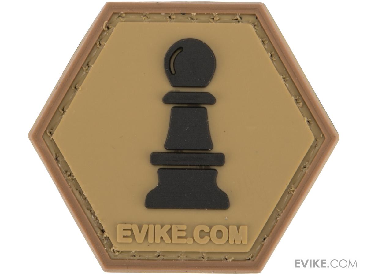 "Operator Profile PVC Hex Patch" Chess Series (Piece: Pawn / Tan ...