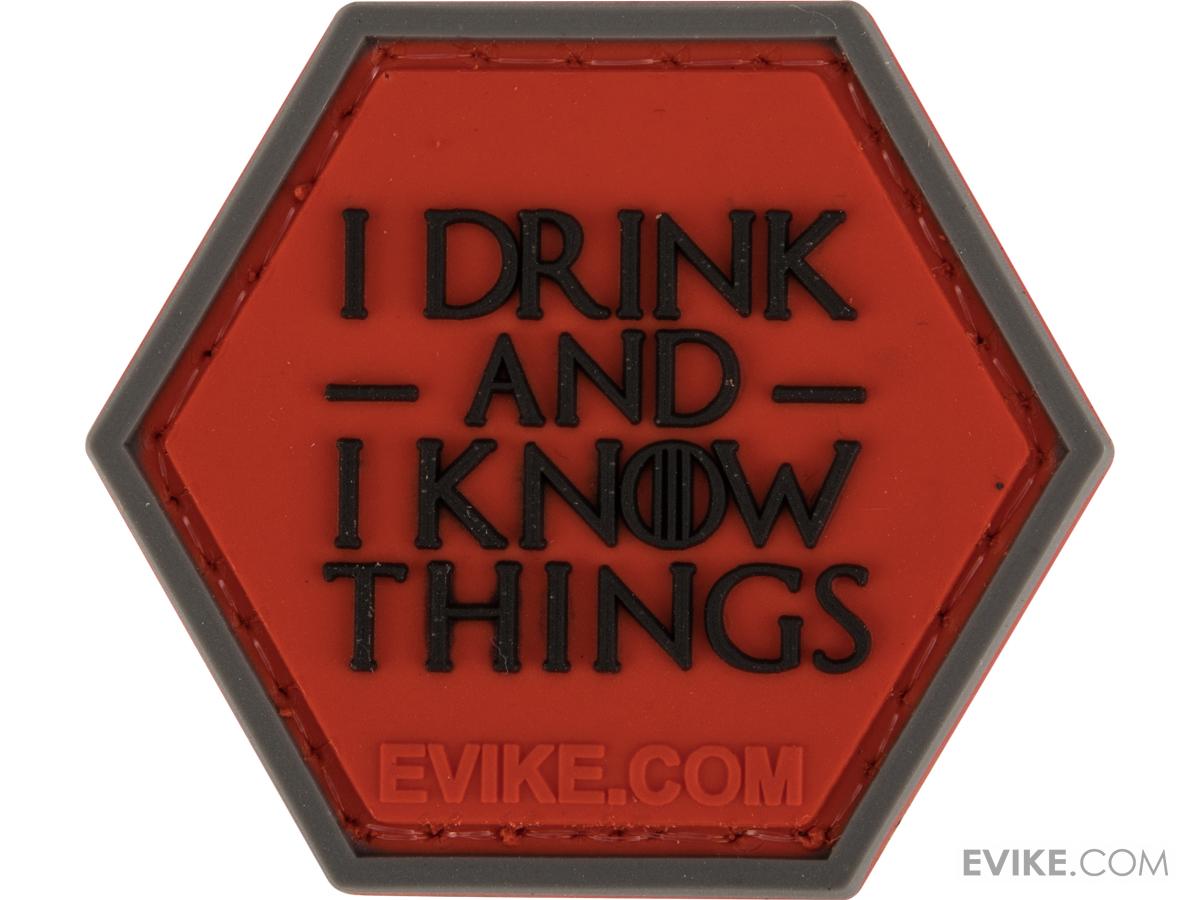"Operator Profile PVC Hex Patch" Geek Series 3 (Style: I Drink and I ...
