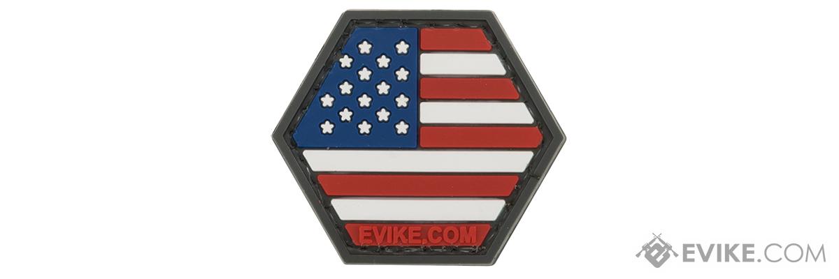 "Operator Profile PVC Hex Patch" American Flag Series (Color: Full Color), Tactical Gear/Apparel ...