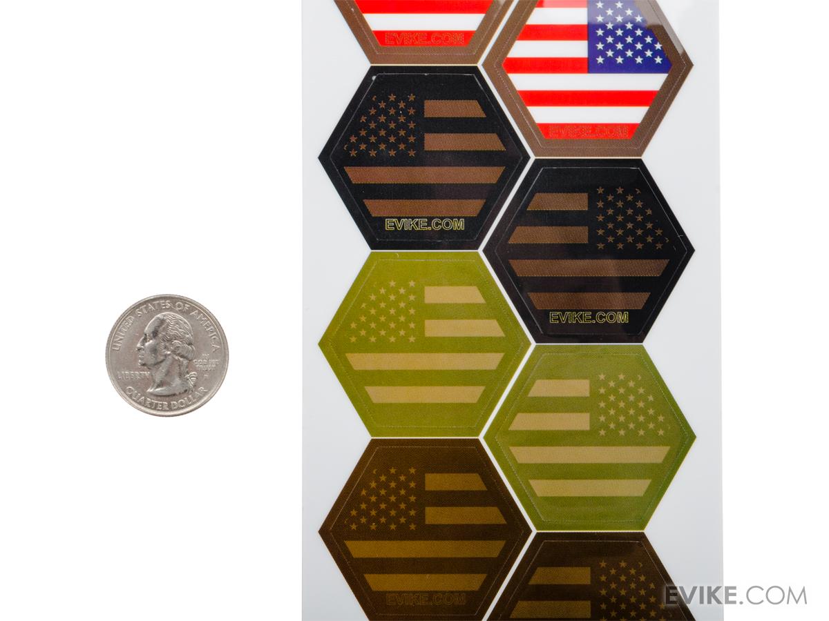 Evike.com "Operator Profile" Vinyl Hex Decals (Style: Patriots), Evike ...