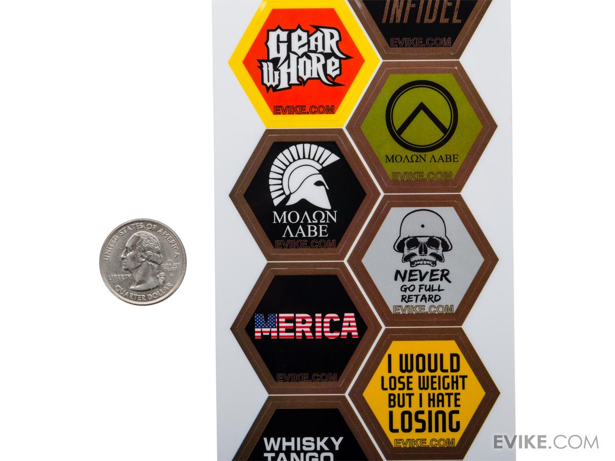 Evike.com "Operator Profile" Vinyl Hex Decals (Style: PEW-Perators ...
