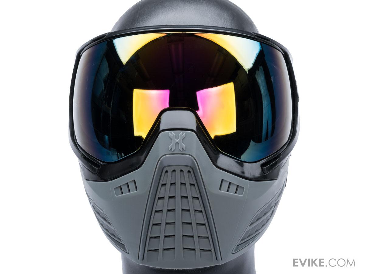 HK Army KLR Full Face Mask w/ Evike.com Headband (Color: Slate / Scorch ...