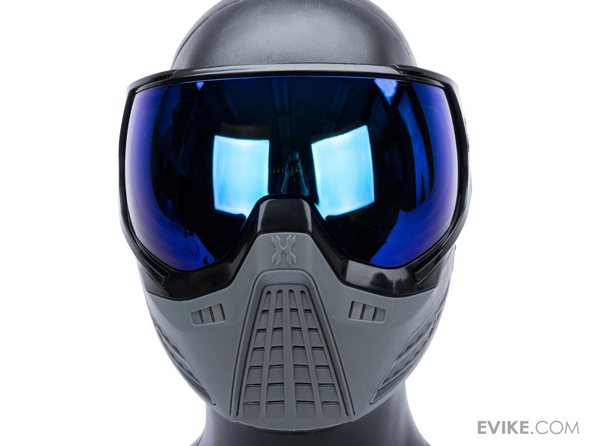 HK Army KLR Full Face Mask w/ Evike.com Headband (Color: Slate / Arctic ...