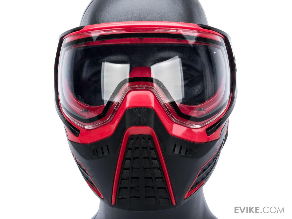 HK Army KLR Full Face Mask w/ Evike.com Headband (Color: Fire / Clear ...