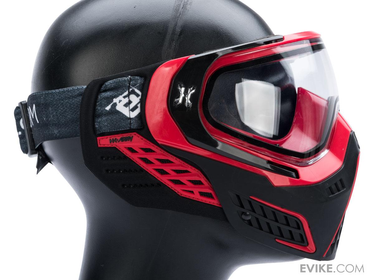 HK Army KLR Full Face Mask w/ Evike.com Headband (Color: Fire / Clear ...