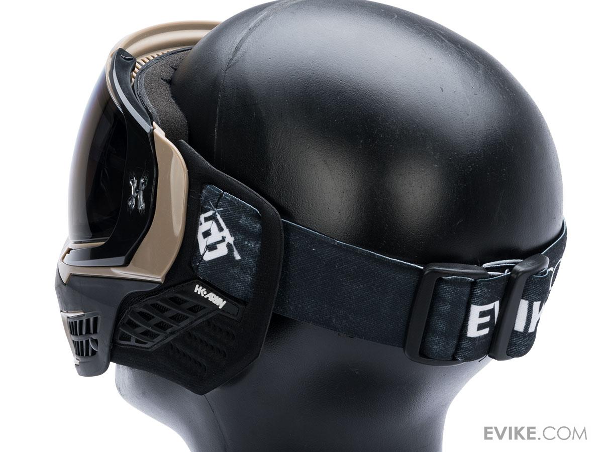 HK Army KLR Full Face Mask w/ Evike.com Headband (Color: Sandstorm ...