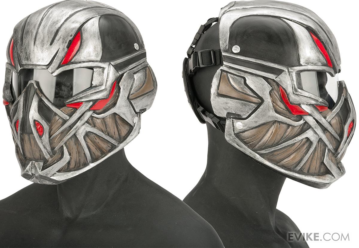 Evike.com R-Custom Fiberglass "Viper" Full Face Mask with Clear Lens ...