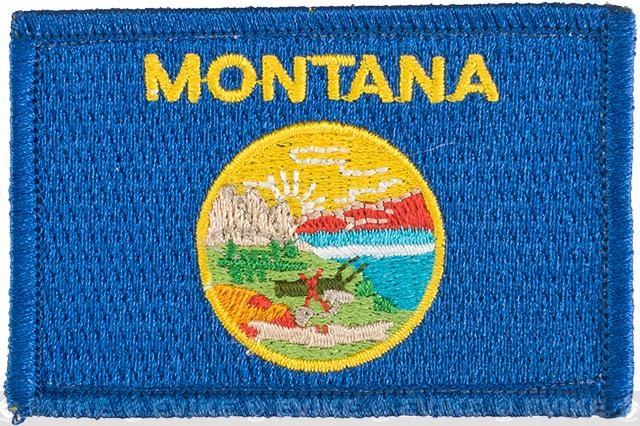 Evike.com Tactical Embroidered U.S. State Flag Patch (State: Montana ...