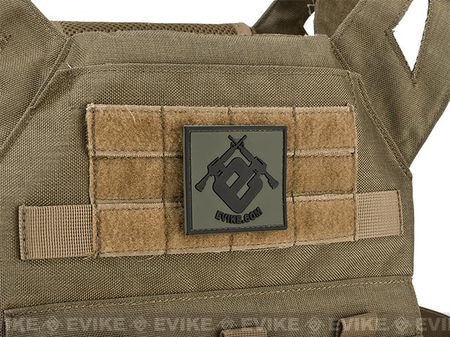 Official Licensed Evike.com Subdued PVC Morale Patch (Black/Green ...