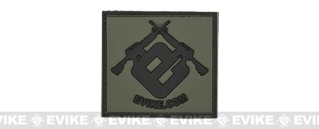 Official Licensed Evike.com Subdued PVC Morale Patch (Black/Green ...
