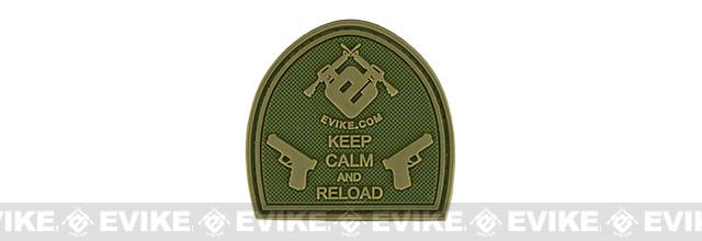 Evike.com "Keep Calm" PVC Morale Patch (Color: OD Green), Tactical Gear ...