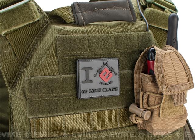 Evike "I Heart Op Lion Claws" PVC Hook and Loop Morale Patch, Tactical Gear/Apparel, Patches ...