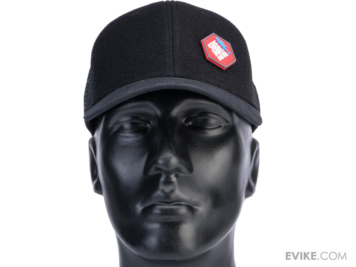 Evike.com "Patch Panel" Mesh Adjustable Tactical Ball Cap (Color: Black ...