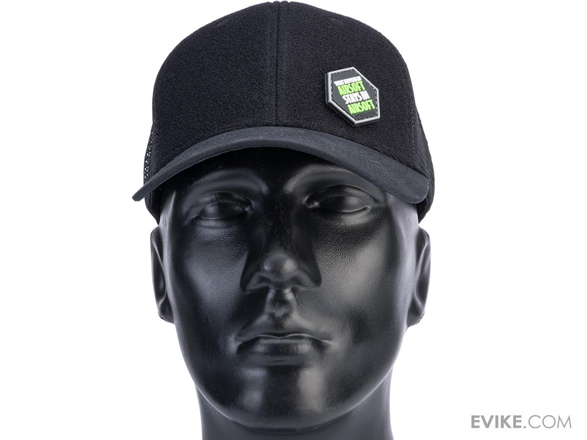 Evike.com "Patch Panel" Mesh Adjustable Tactical Ball Cap (Color: Black ...