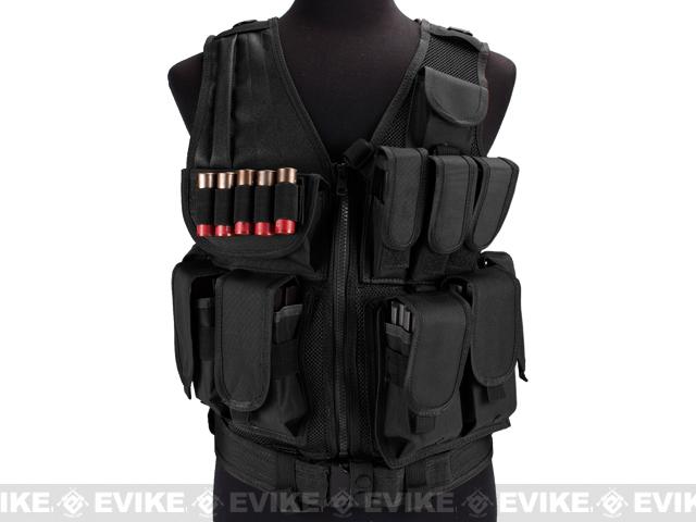 Airsoft Zombie Hunter Starter's Tactical Vest Package (Color: Black ...