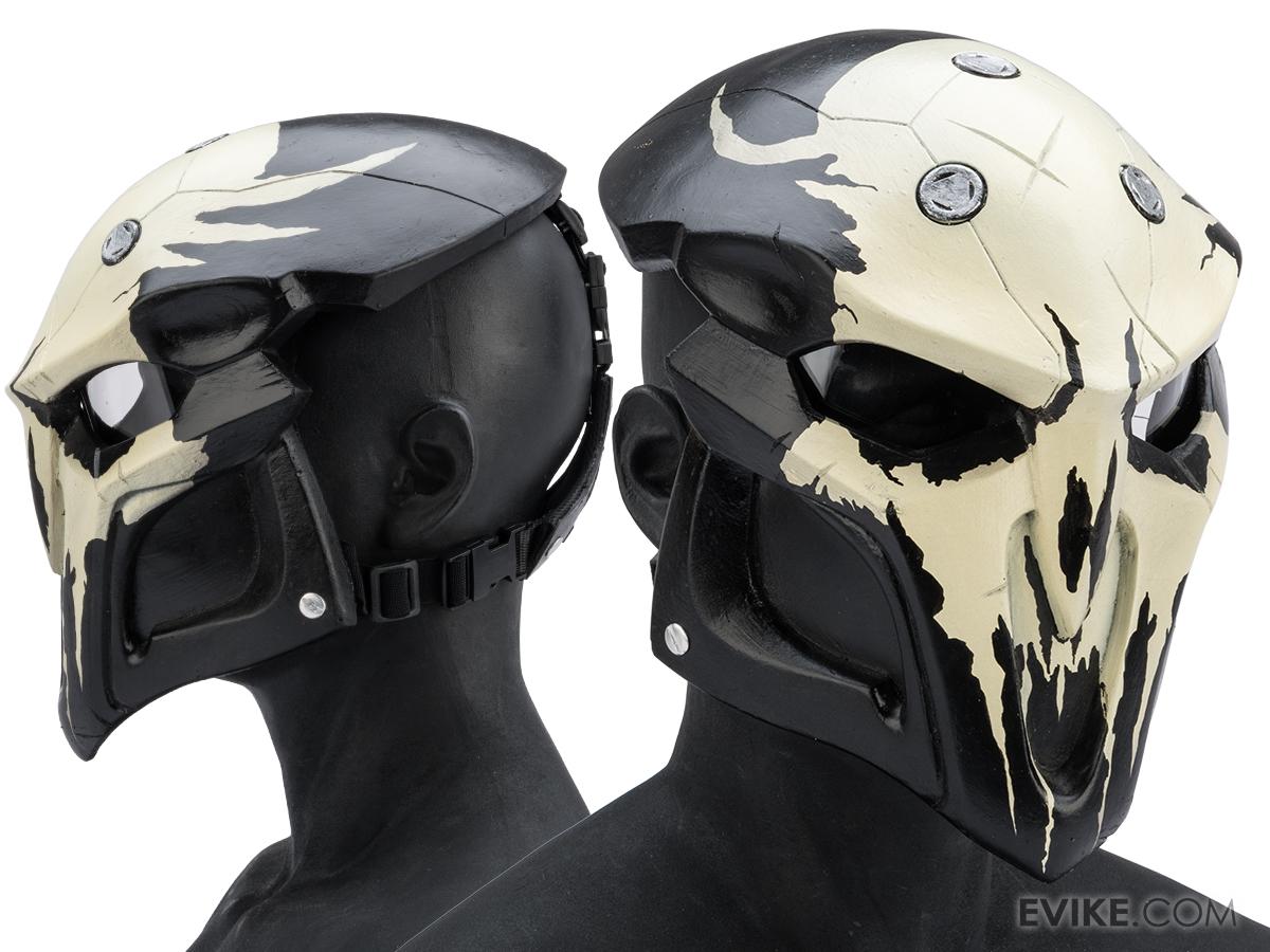 Evike.com R-Custom Fiberglass "Reaper" Full Face Mask (Color: Bone ...