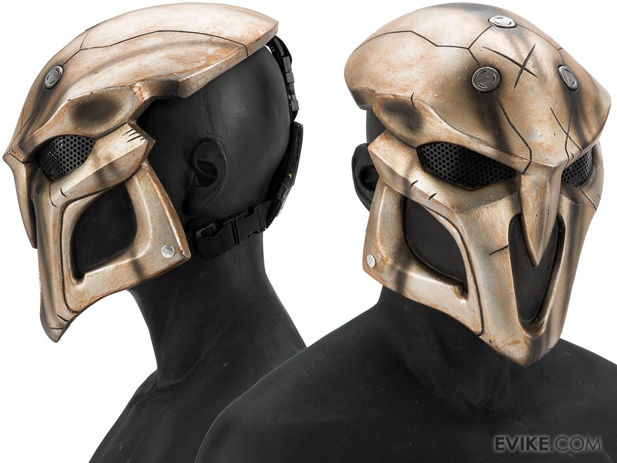 Evike.com R-Custom Fiberglass "Reaper" Full Face Mask (Color: Metallic ...