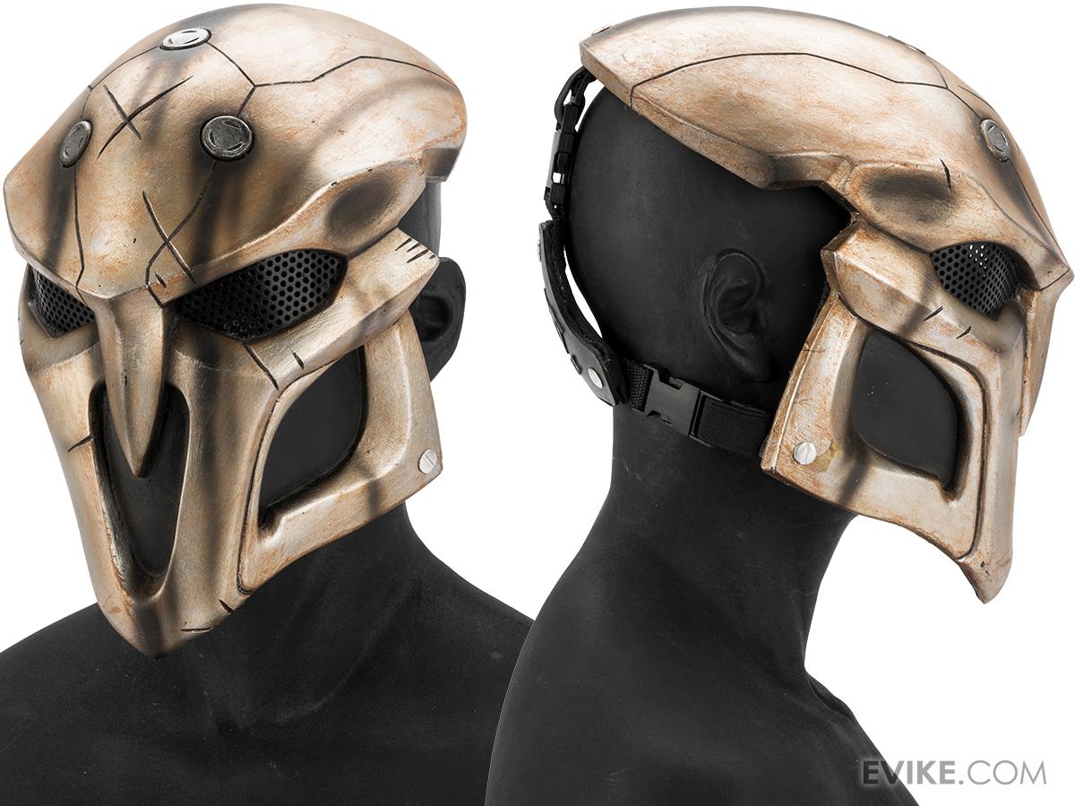 Evike.com R-Custom Fiberglass "Reaper" Full Face Mask (Color: Metallic ...