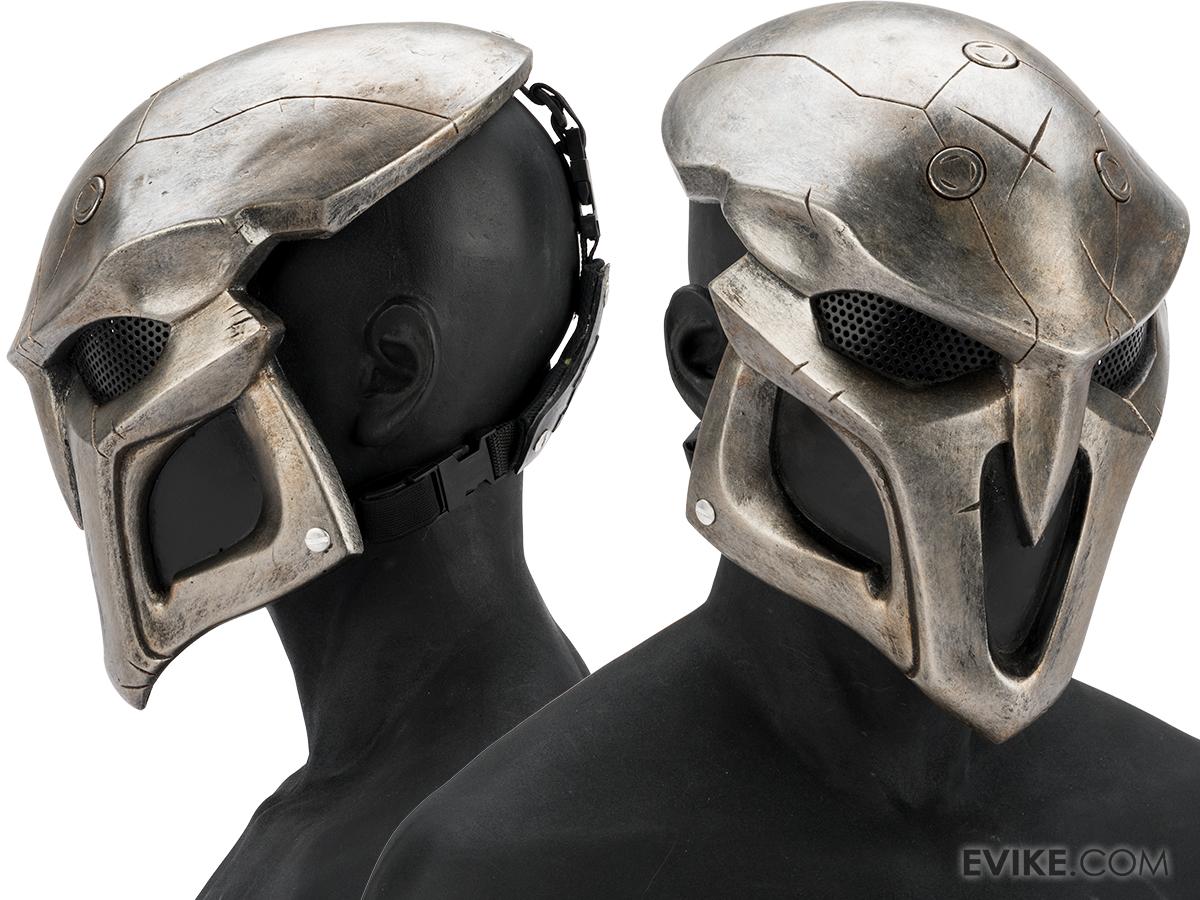 Evike.com R-Custom Fiberglass "Reaper" Full Face Mask (Color: Silver ...