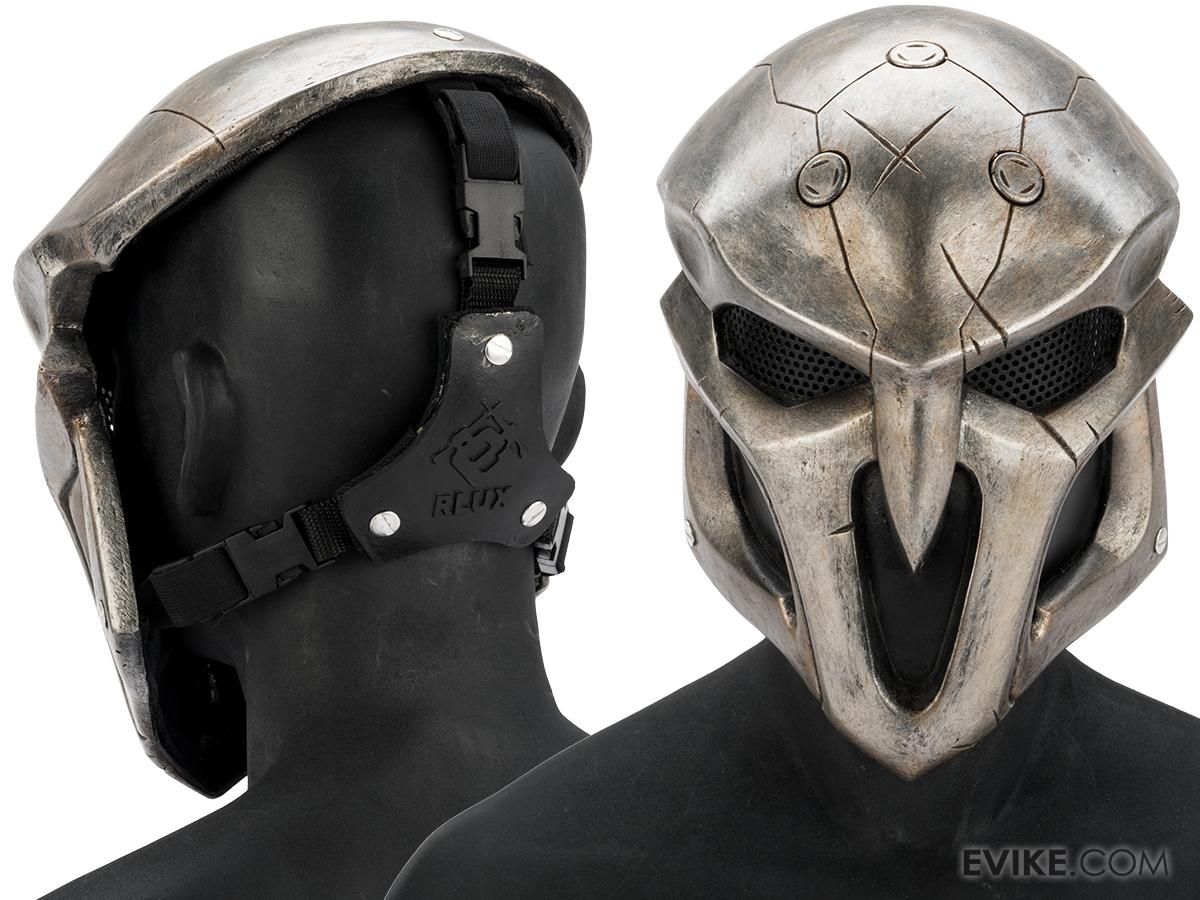 Evike.com R-Custom Fiberglass "Reaper" Full Face Mask (Color: Silver ...