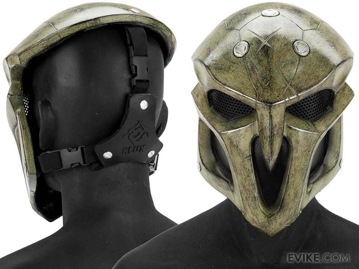 Evike.com R-Custom Fiberglass "Reaper" Full Face Mask (Color: Algae ...