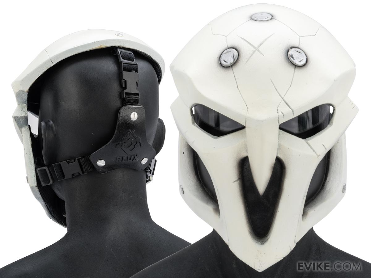 Evike.com R-Custom Fiberglass "Reaper" Full Face Mask (Color: White ...
