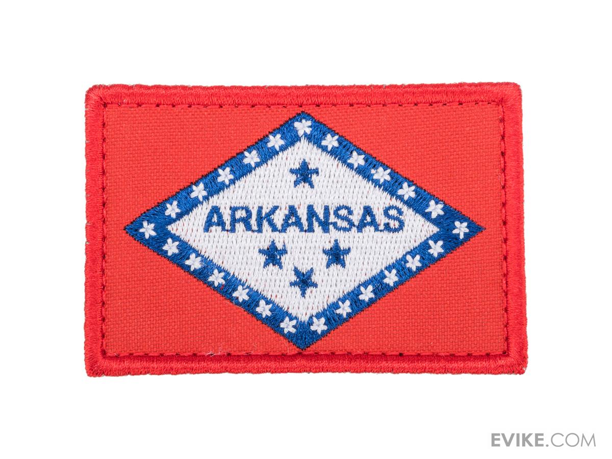 Evike.com Tactical Embroidered U.S. State Flag Patch (State: Arkansas ...