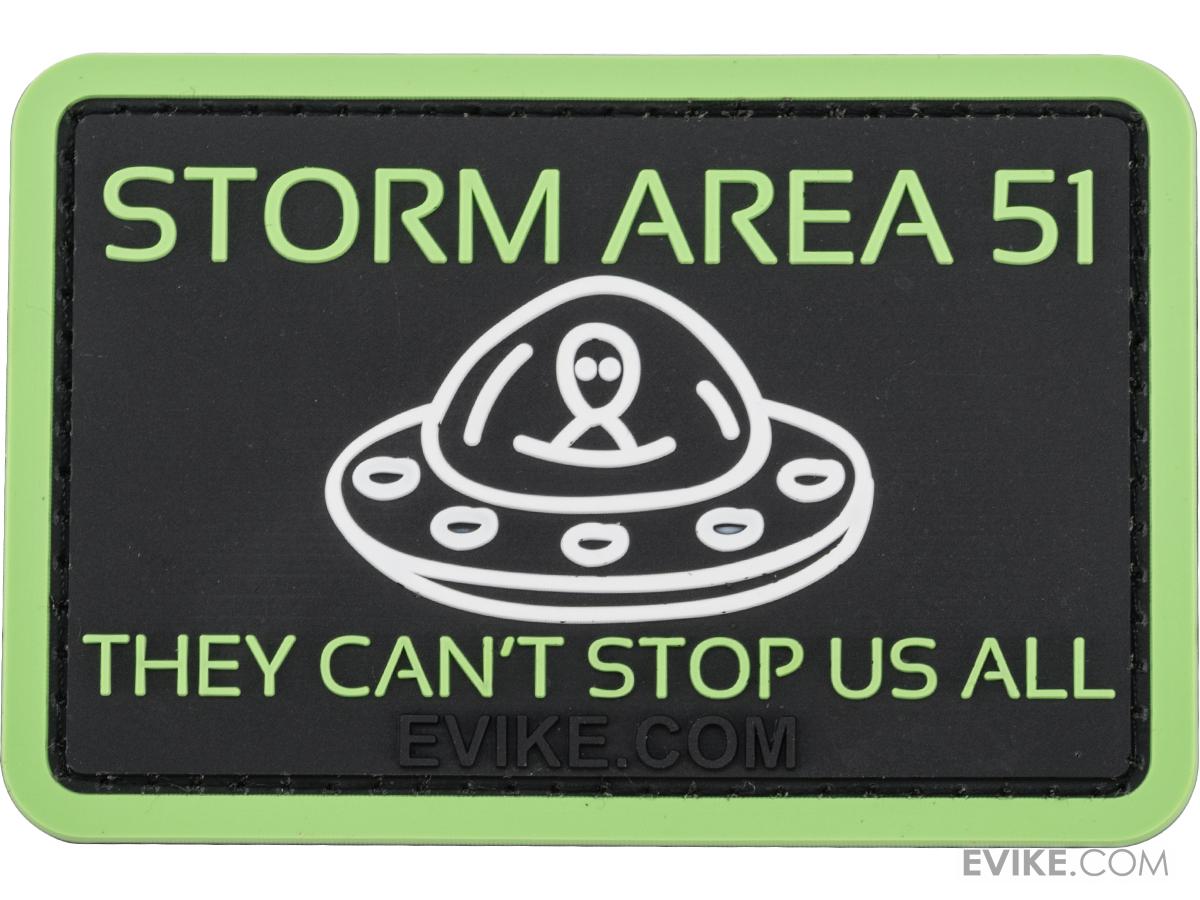 Evike.com "Storm Area 51 They Can't Stop Us All" PVC Morale Patch ...