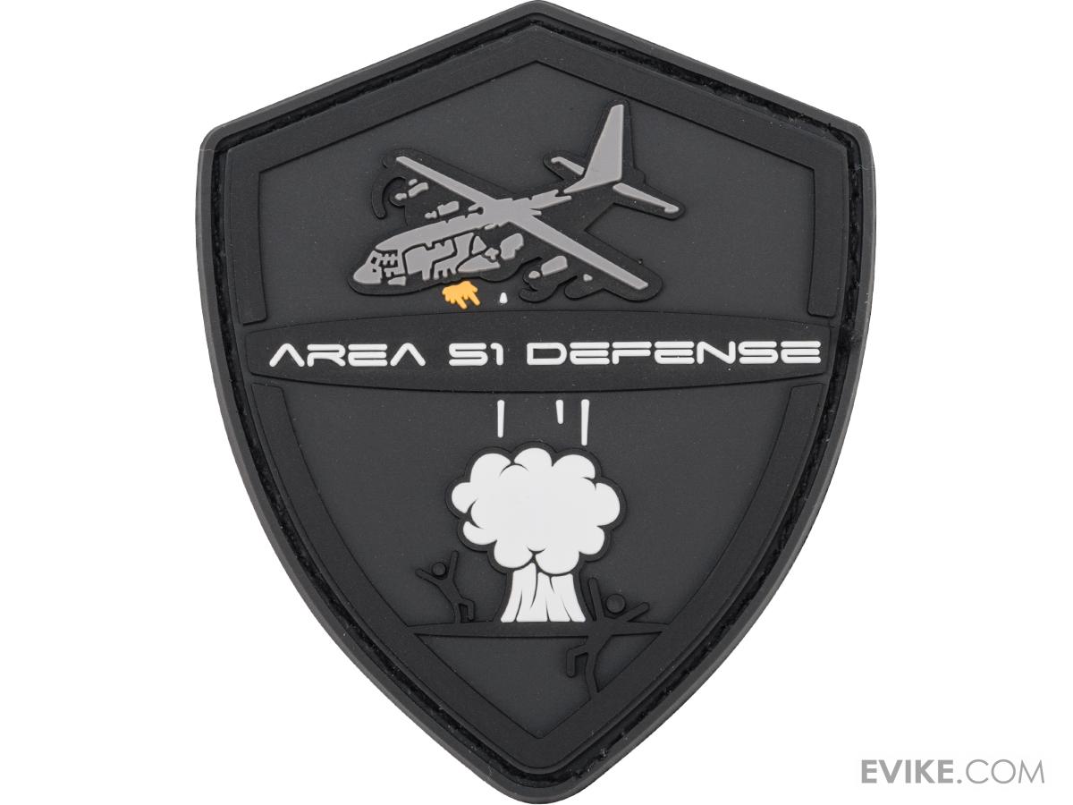 Evike.com "Area 51 Defense" PVC Morale Shield Patch, Tactical Gear ...