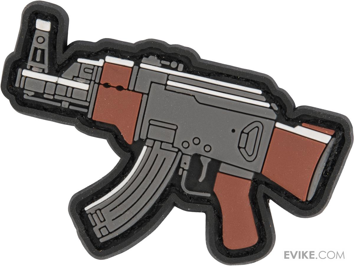 Evike.com PVC Morale Patch "Chibi Gun" Series (Model: AK), Tactical Gear/Apparel, Patches