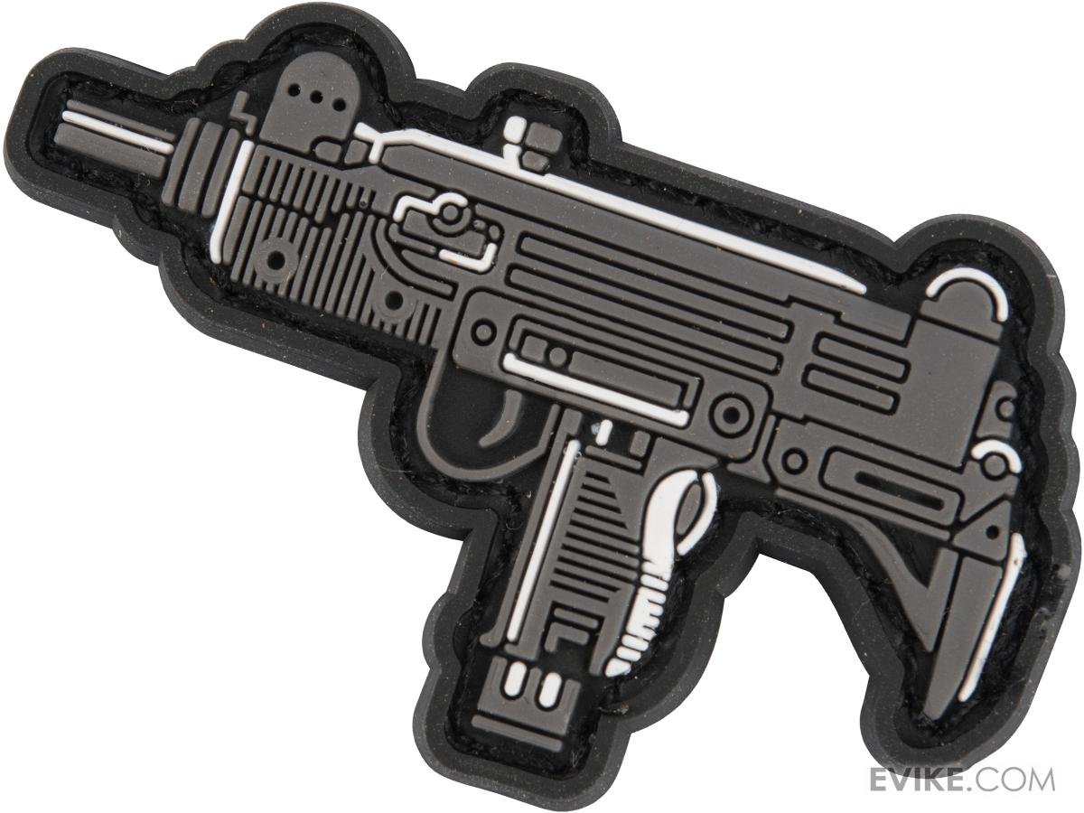 Evike.com PVC Morale Patch "Chibi Gun" Series (Model: UZI), Tactical ...