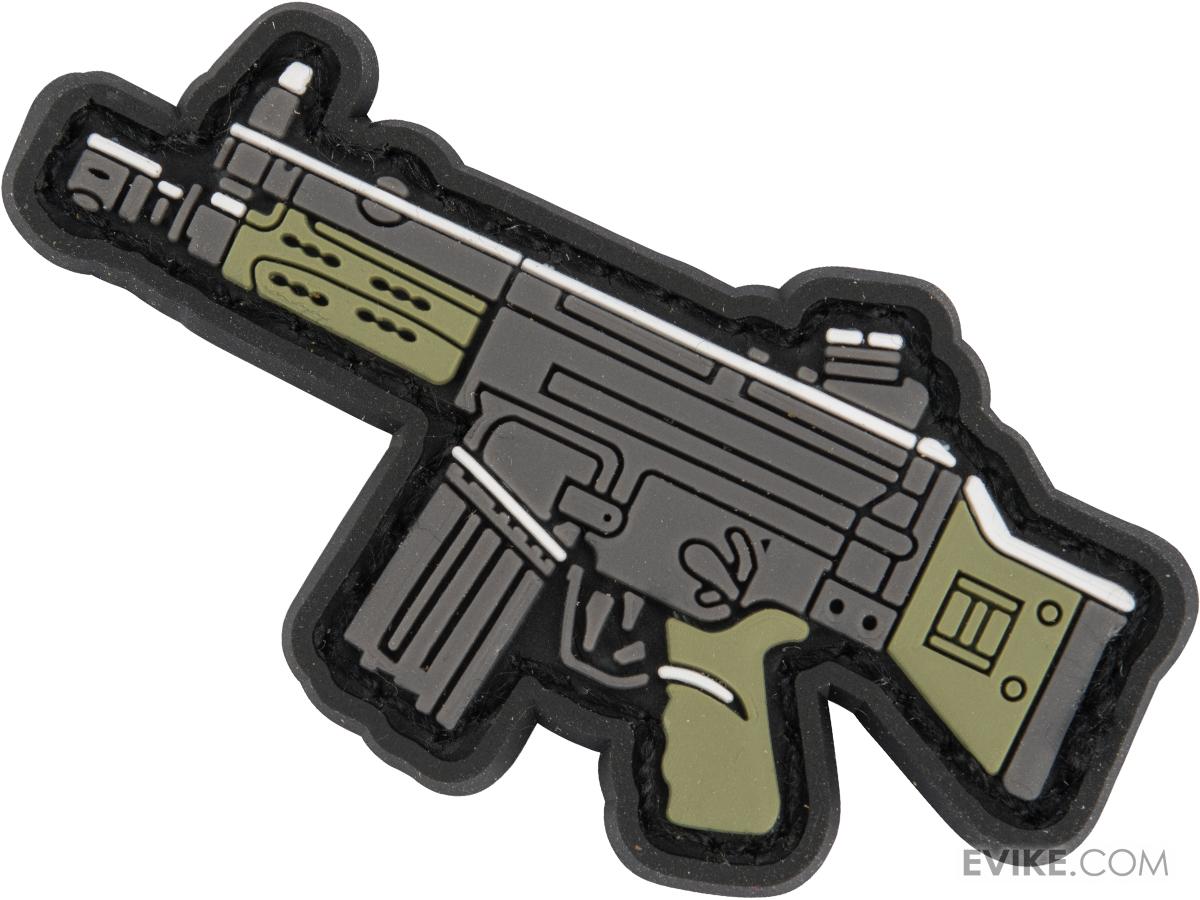 Evike.com PVC Morale Patch "Chibi Gun" Series (Model: G3), Tactical ...