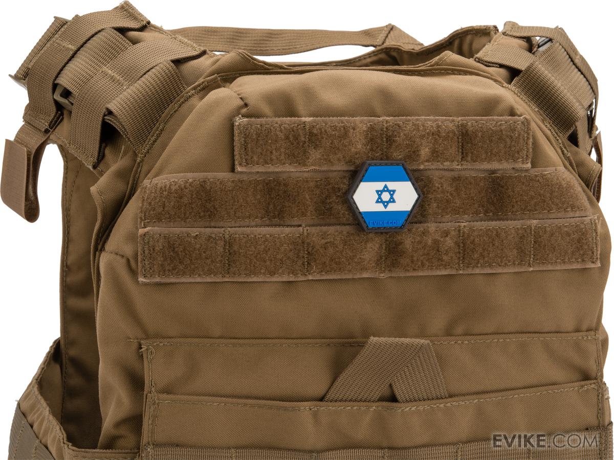 "Operator Profile PVC Hex Patch" Flag Series (Country: Israel ...