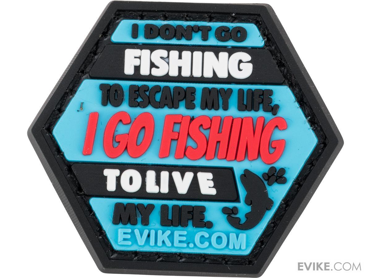 "Operator Profile PVC Hex Patch" Fishing Series 2 (Style: Fishing Life ...