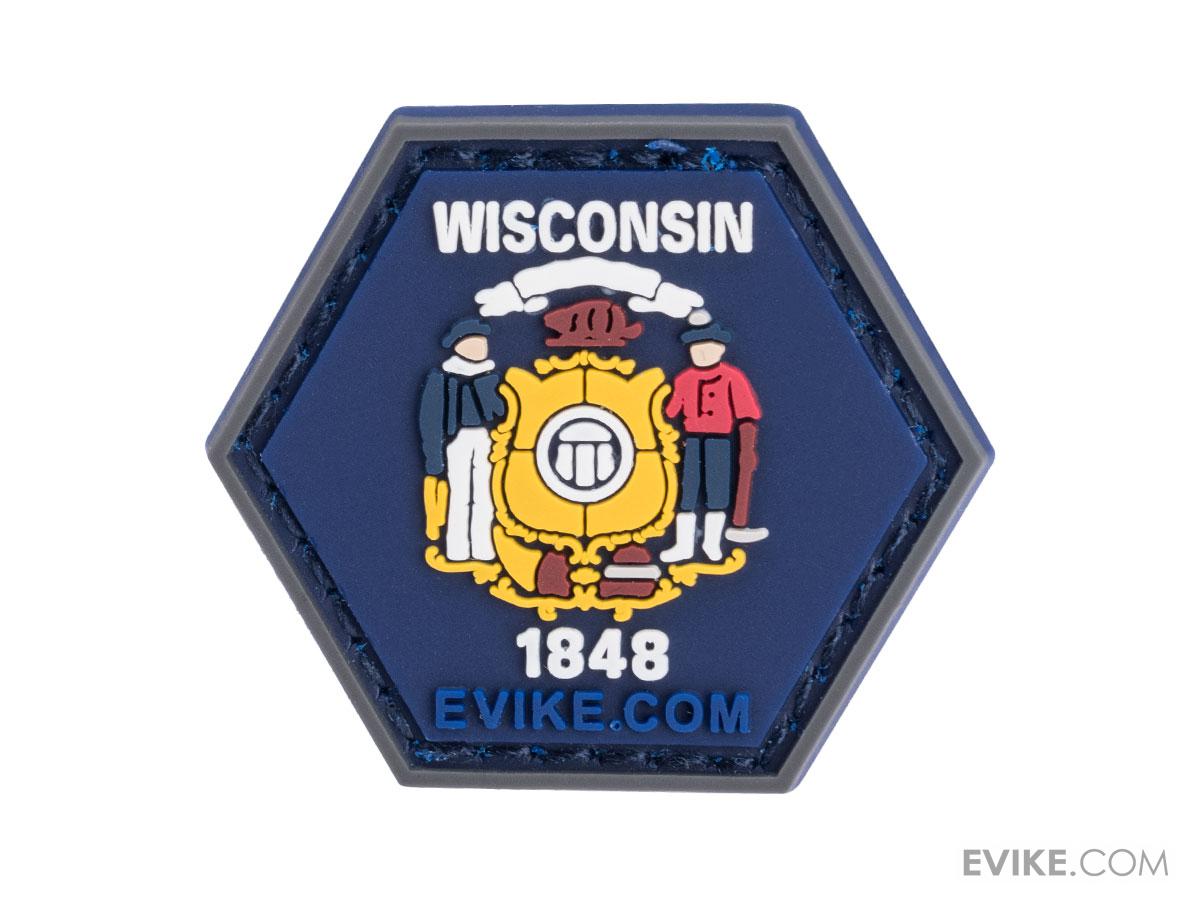 "Operator Profile PVC Hex Patch" State Flag Series (Model: Wisconsin ...