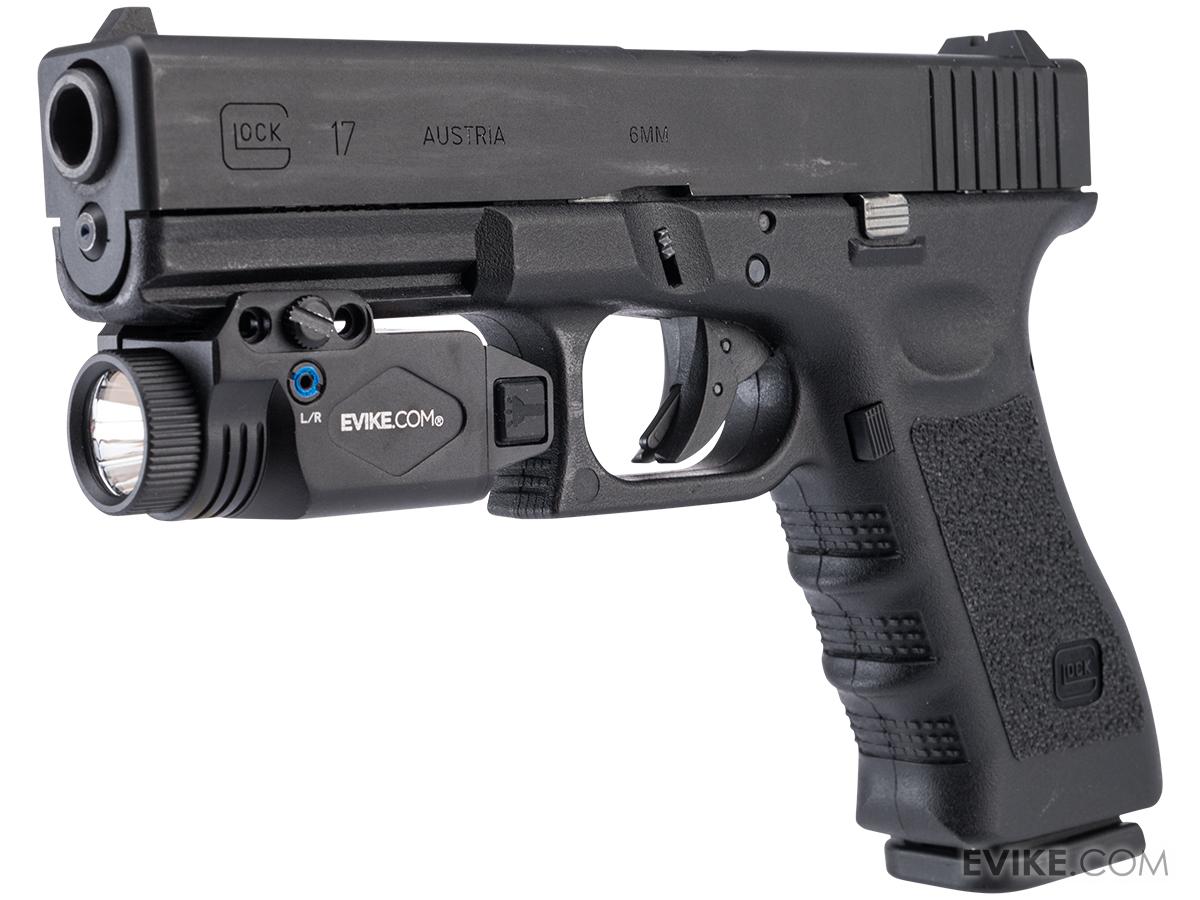 Evike.com X Speras 500 Lumen WL20 Compact Pistol Flashlight w/ Green ...