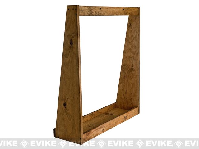 Evans Sports Traditional Solid Wood Rifle / Gun Rack (Capacity: 7 Long ...
