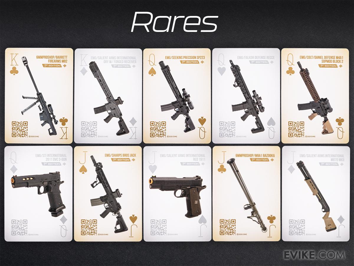 Evike.com "Weapons Cache" Ultimate Collectible Playing Cards (Set: 1st ...