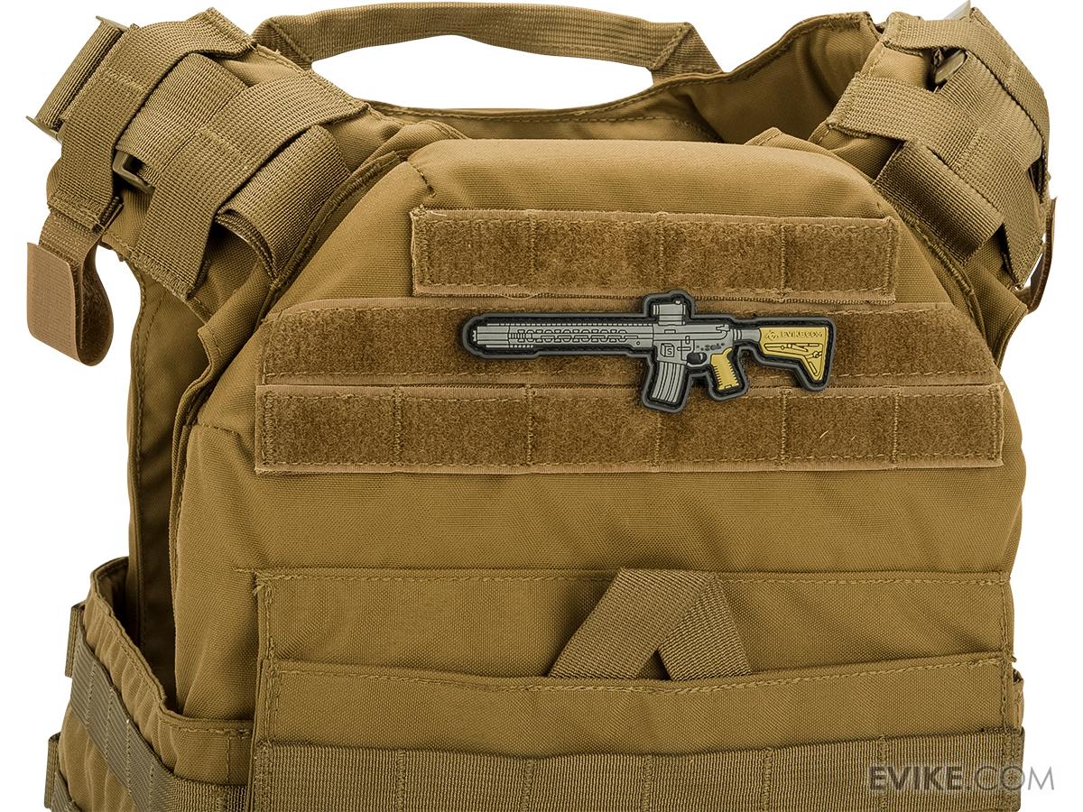 Evike.com PVC Salient Arms GRY Morale Patch, Tactical Gear/Apparel, Patches