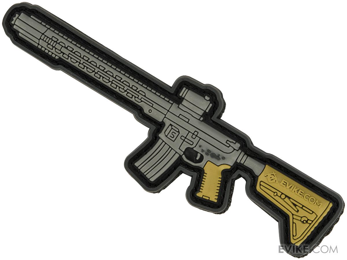 Evike.com PVC Salient Arms GRY Morale Patch, Tactical Gear/Apparel, Patches