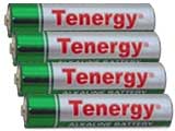 Tenergy High Quality Alkaline Batteries (Type: AAA / 4 Pack ...
