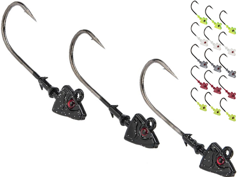 Mustad Shad/Darter Head 3/16 OZ 2X Strong 2XL - Pack of 3