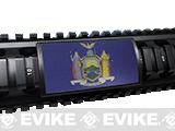 Custom Gun Rails Large State Flag Aluminum Rail Cover (State: New York ...