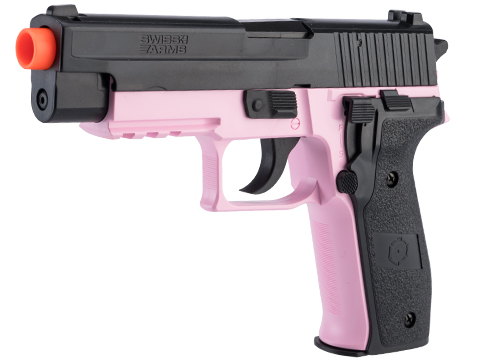 Swiss Arms Licensed 226 Spring Powered Airsoft Pistol (Color: Pink ...