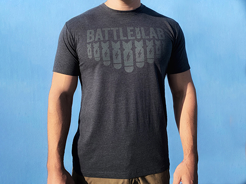 Evike.com Battle Lab 2019 Graphic Tee (Size: Heather Gray / X-Large ...