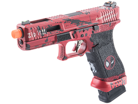 Ascend "Team DP" Custom Series Gas Blowback Airsoft Pistol by WE-Tech ...