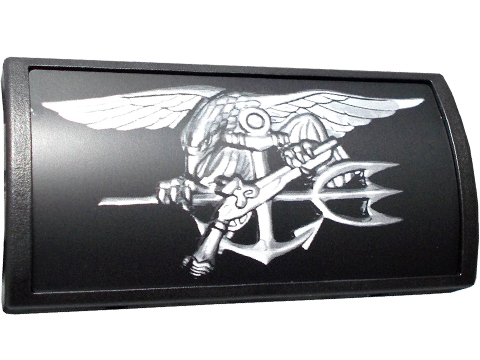 Custom Gun Rails Large Laser Engraved Aluminum Rail Cover (Model: U.S ...
