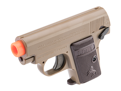 Colt Licensed 1908 Vest Pocket Hammerless .25 ACP Full Size Airsoft ...