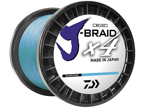 Daiwa J-braid x4 4 Strand Woven Fishing Line (Length: 3000yds / 40lbs ...